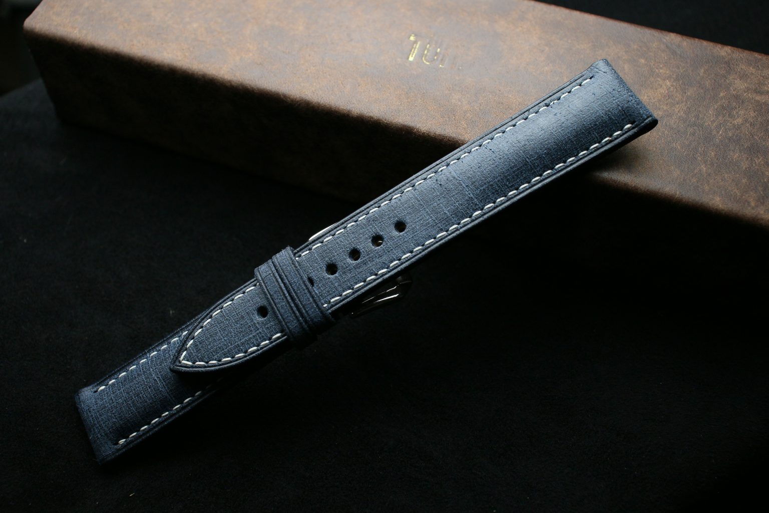 Babele navy blue watch strap – TUNS Store