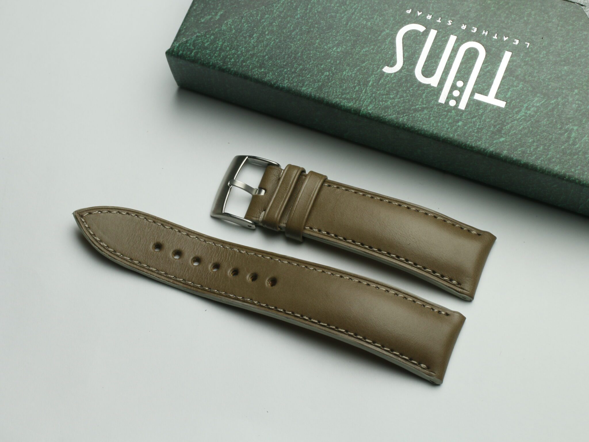 butero etaupe leather watch strap – TUNS Store